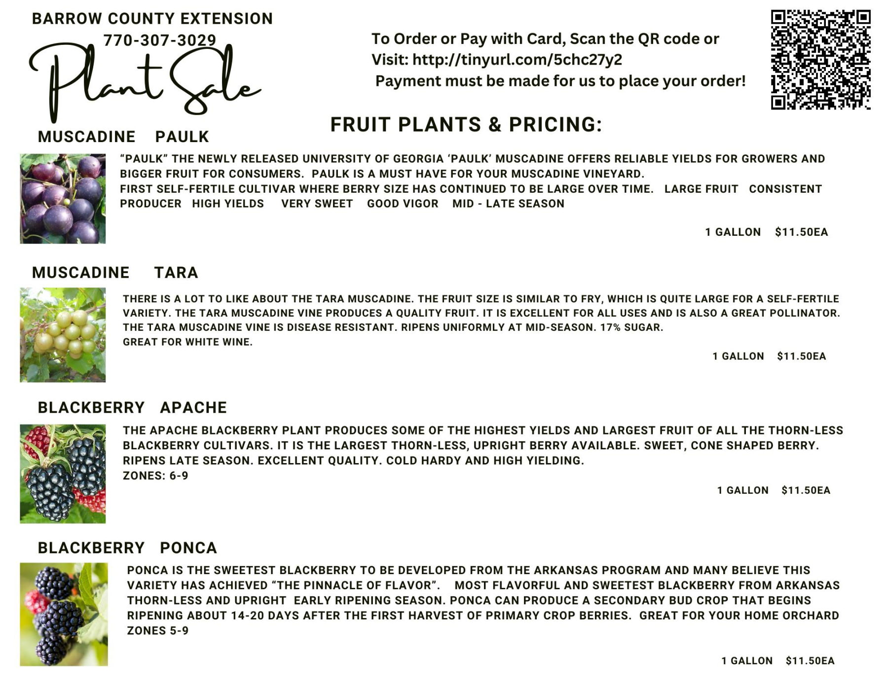 Barrow County Extension Plant Sale | Barrow Co Ag & Natural Resource Blog