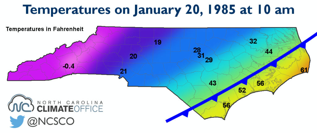January cold fronts can bring rapid temperature changes | Climate and ...