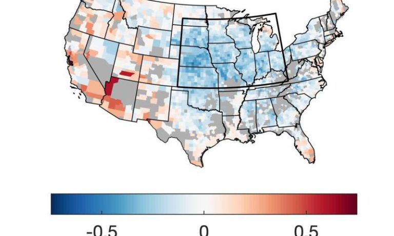 US corn yields get boost from a global warming ‘hole’ | Climate and ...