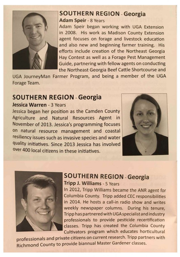 Achievement Award Winners | Georgia Association of County Agricultural ...