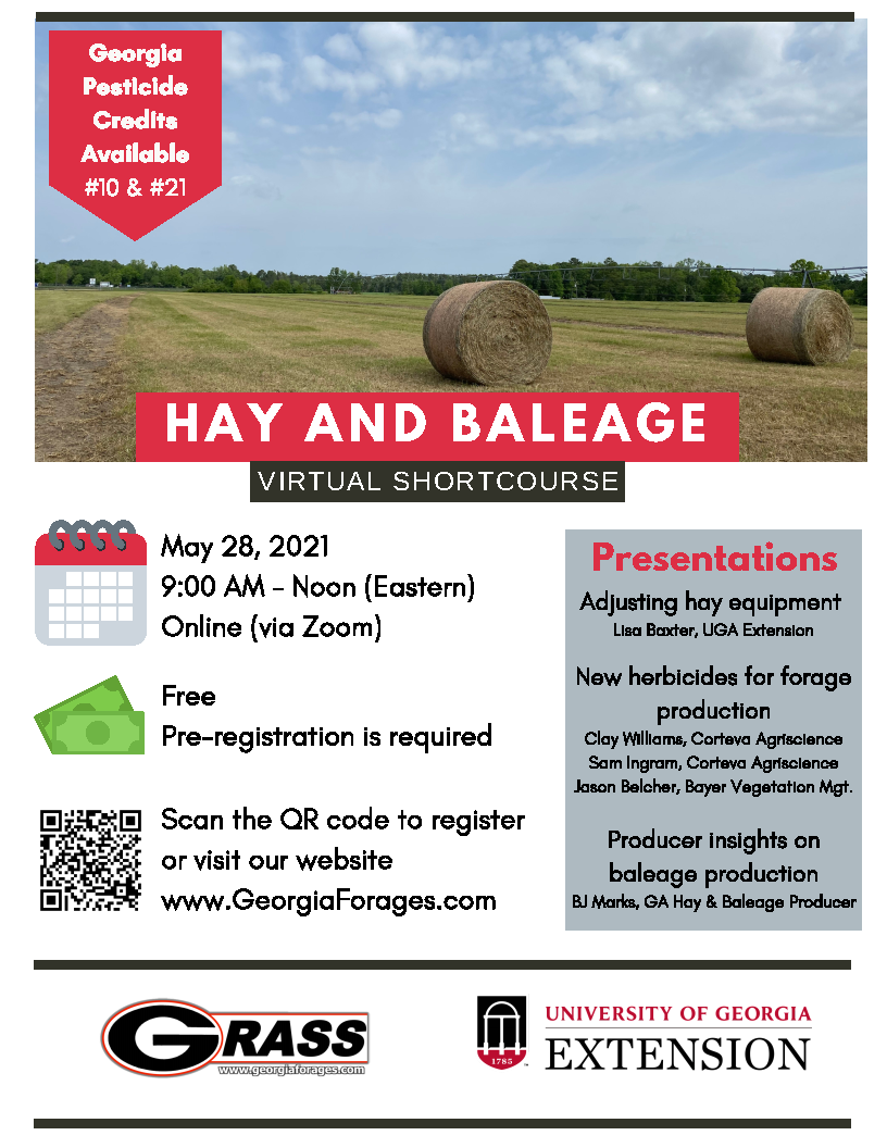Virtual Hay and Baleage Shortcourse | Laurens County Extension Blog