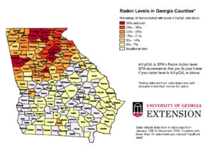 Georgia Homes Remain at High Risk for Unsafe Radon Levels | UGA ...